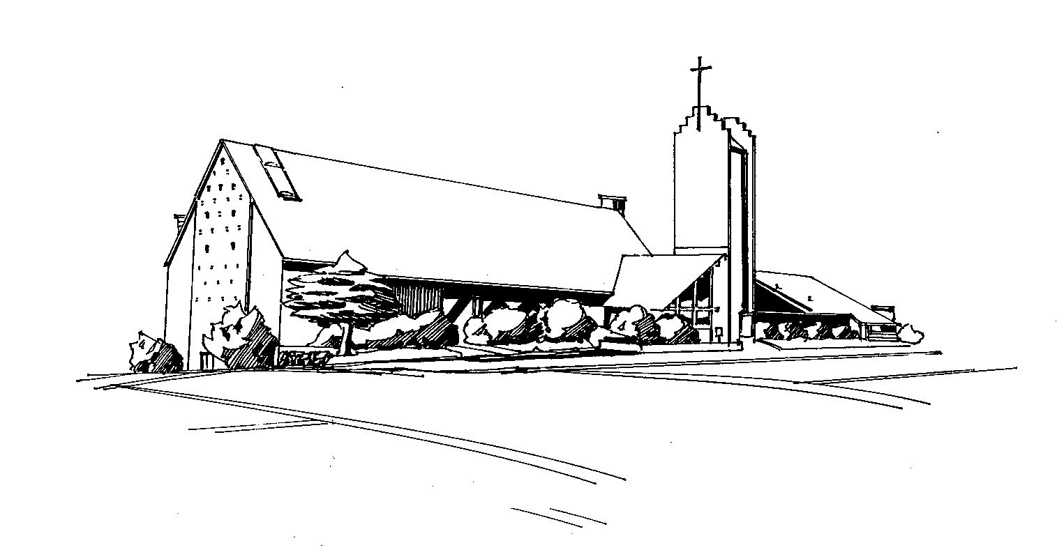 Church Building Sketch – St. John United Lutheran Church